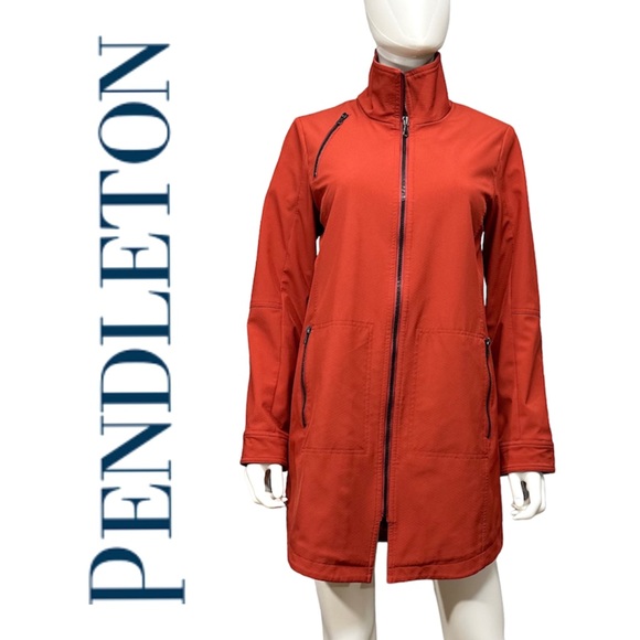 Pendleton | Jackets & Coats | Pendleton Burnt Orange Quilted ...
